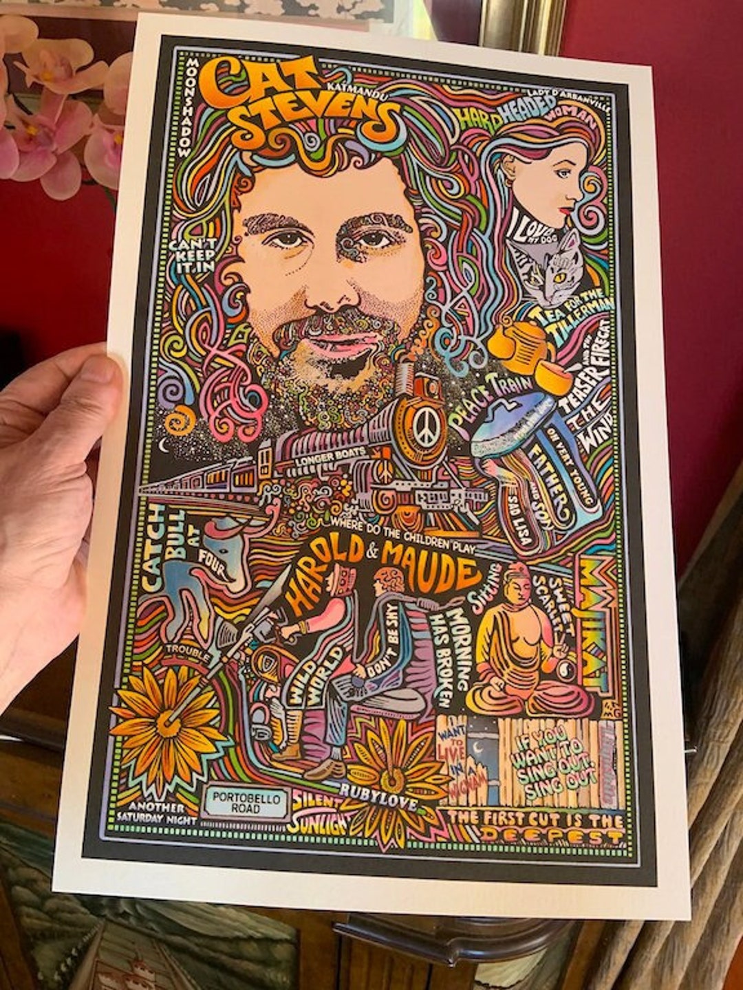 Cat Stevens, Art Print by Posterography - Etsy