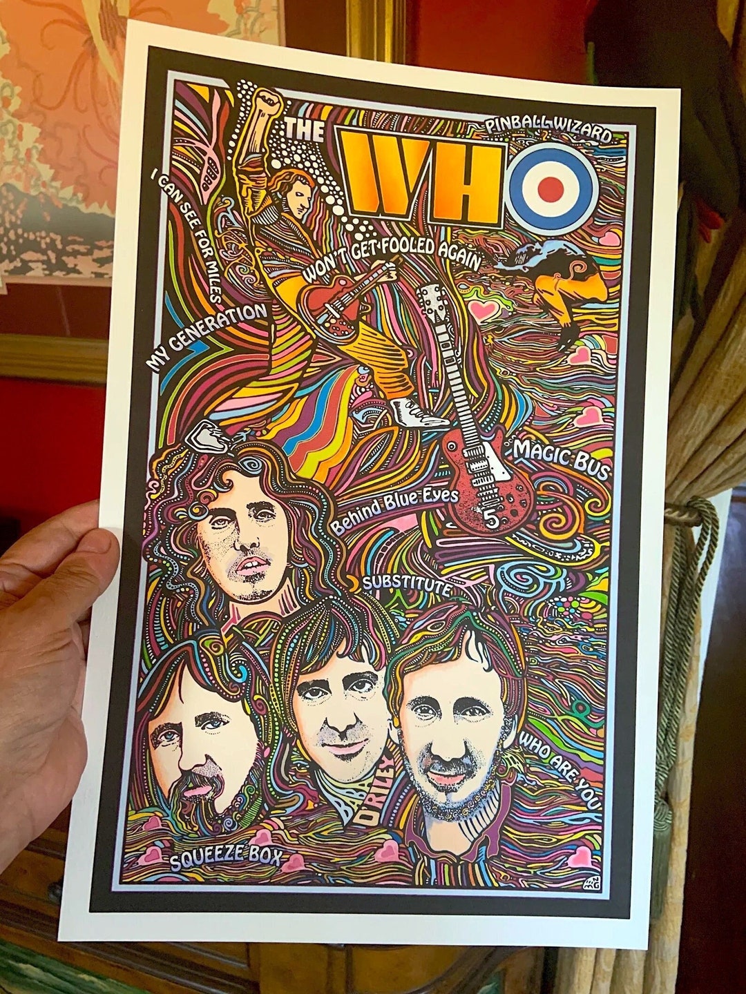 The Who Poster Art Print by Posterography - Etsy Canada