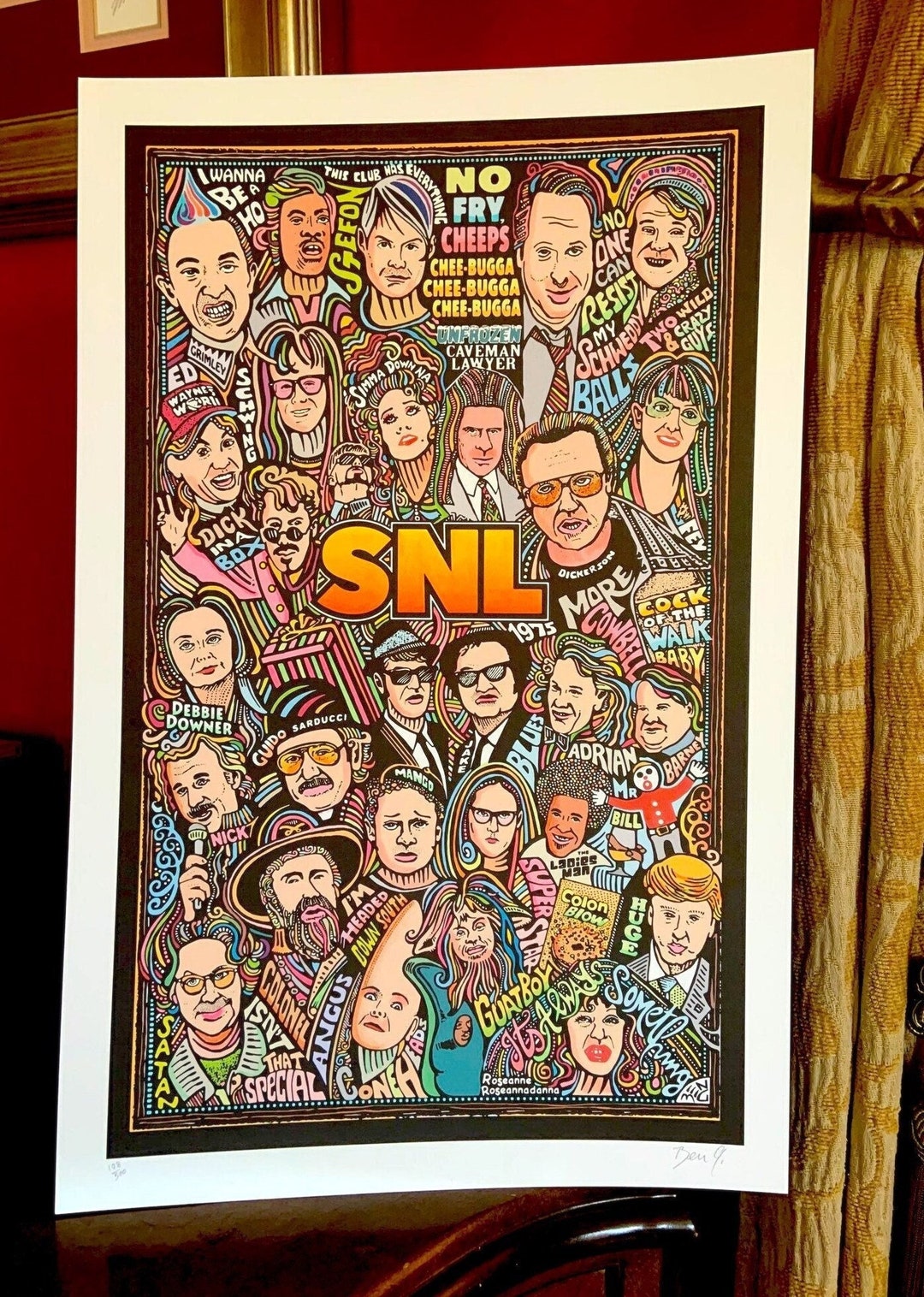 SNL Poster Art Print by Posterography - Etsy