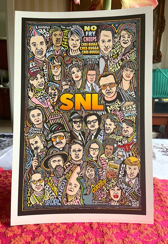 SNL Poster Art Print by Posterography | Etsy