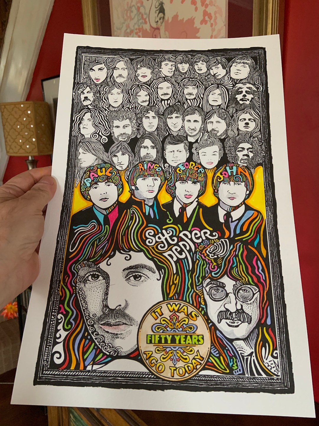 The Beatles Poster, Art Print by Posterography - Etsy