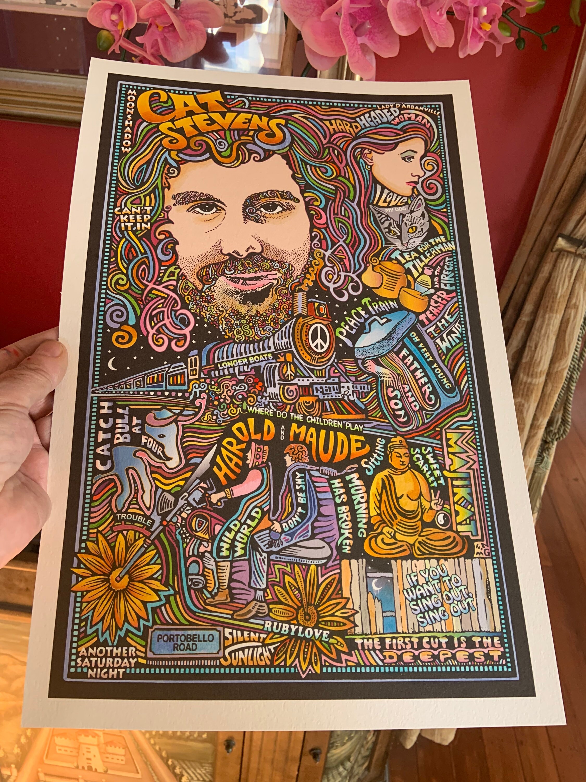 Cat Stevens Art Print by Posterography - Etsy Sweden