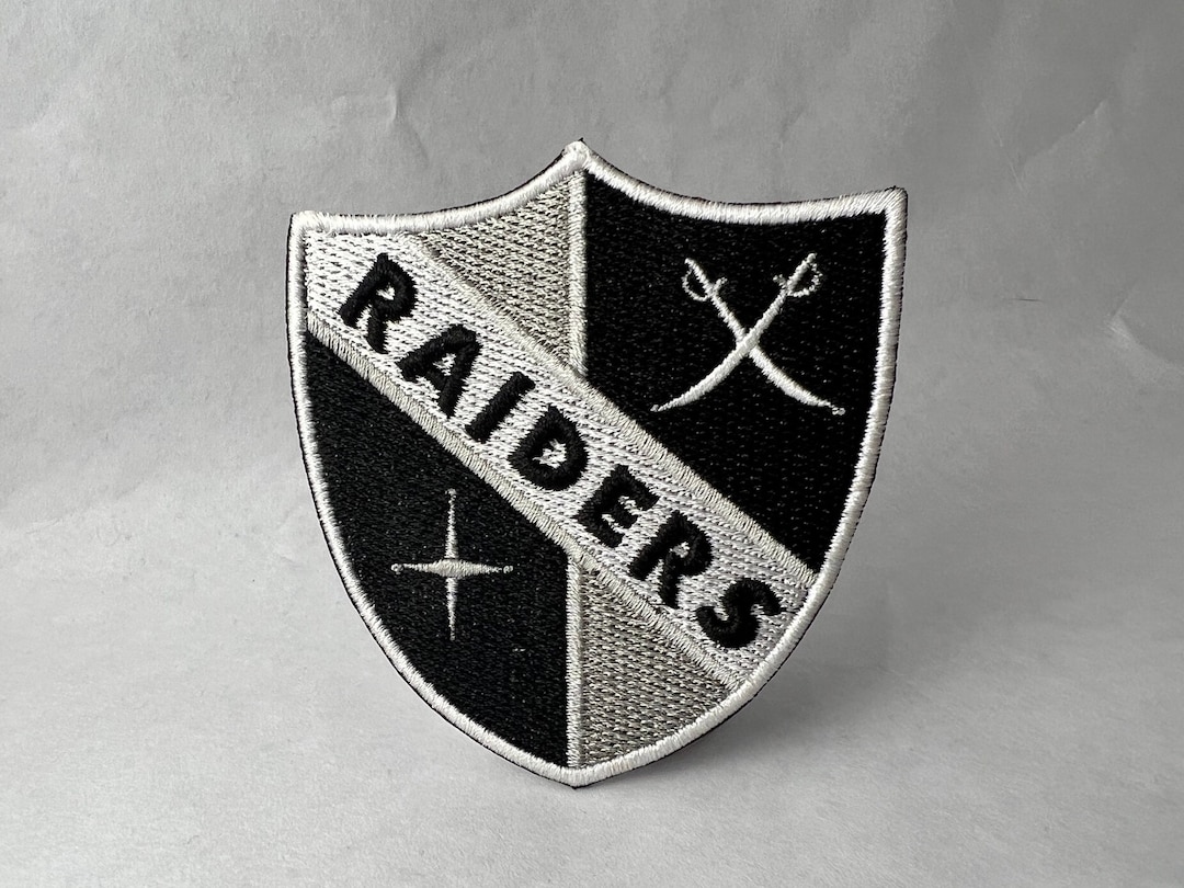 Vegas Raiders Shield Embroidered Patch - Etsy