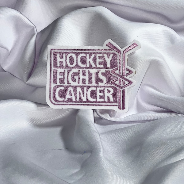 Hockey Fights Cancer Decal - Etsy