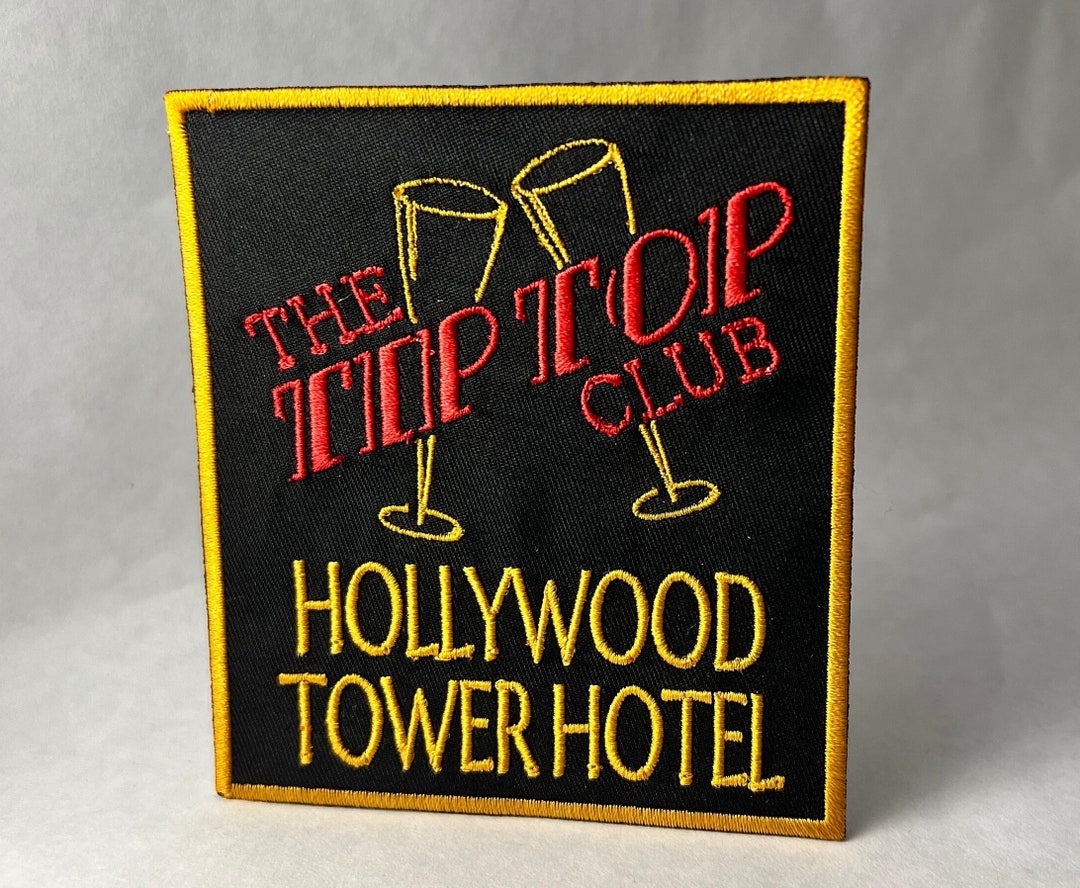 Tip Top Club - Hollywood Tower Hotel Embroidered Patch - Etsy