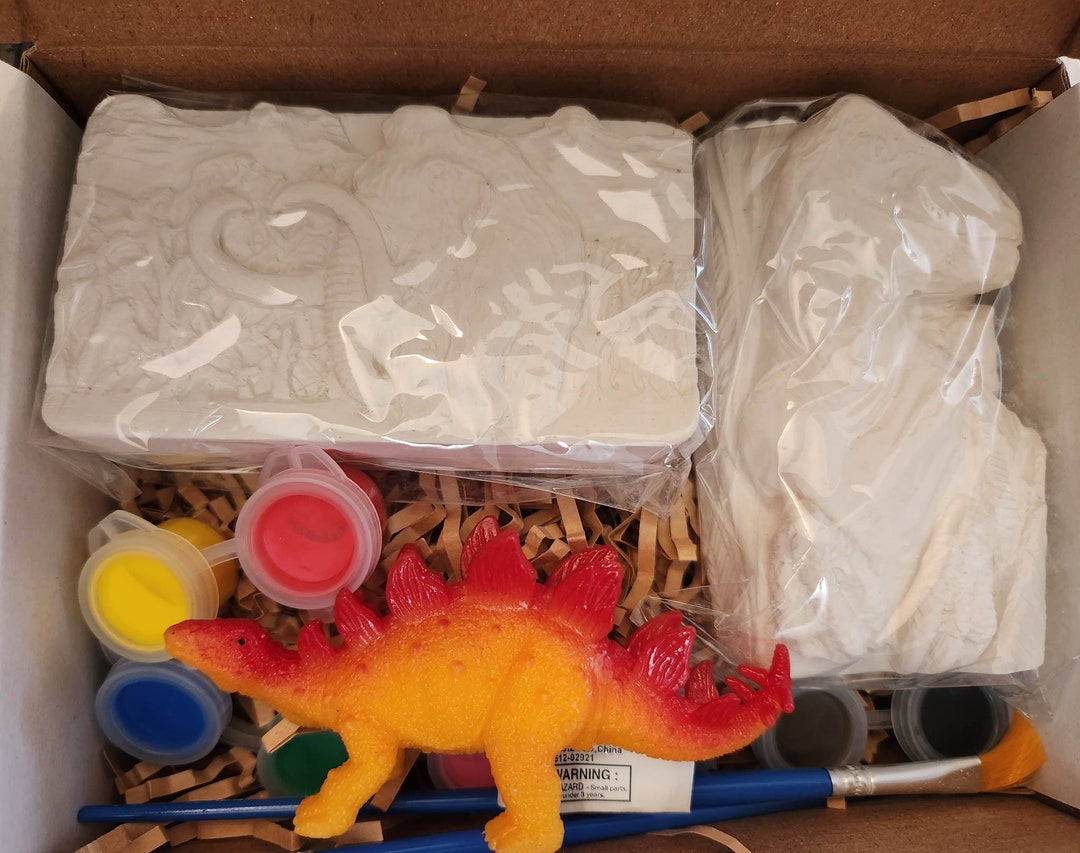 Wooly Mammoth & Raptor Paint Your Own Dino Sets - Etsy