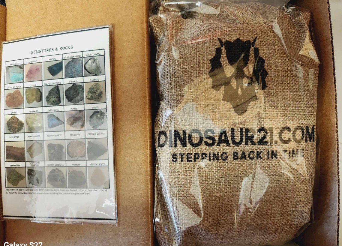 Mining Bag 6lbs With Large Raw Rose Quartz and Raw Gemstones Back in ...