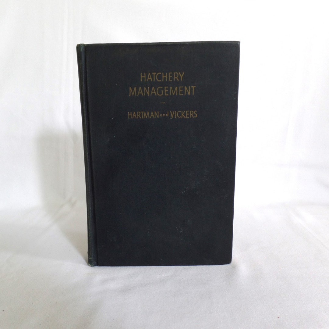 Vintage Book Hatchery Management Hartman Vickers 1946 Raising Baby ...