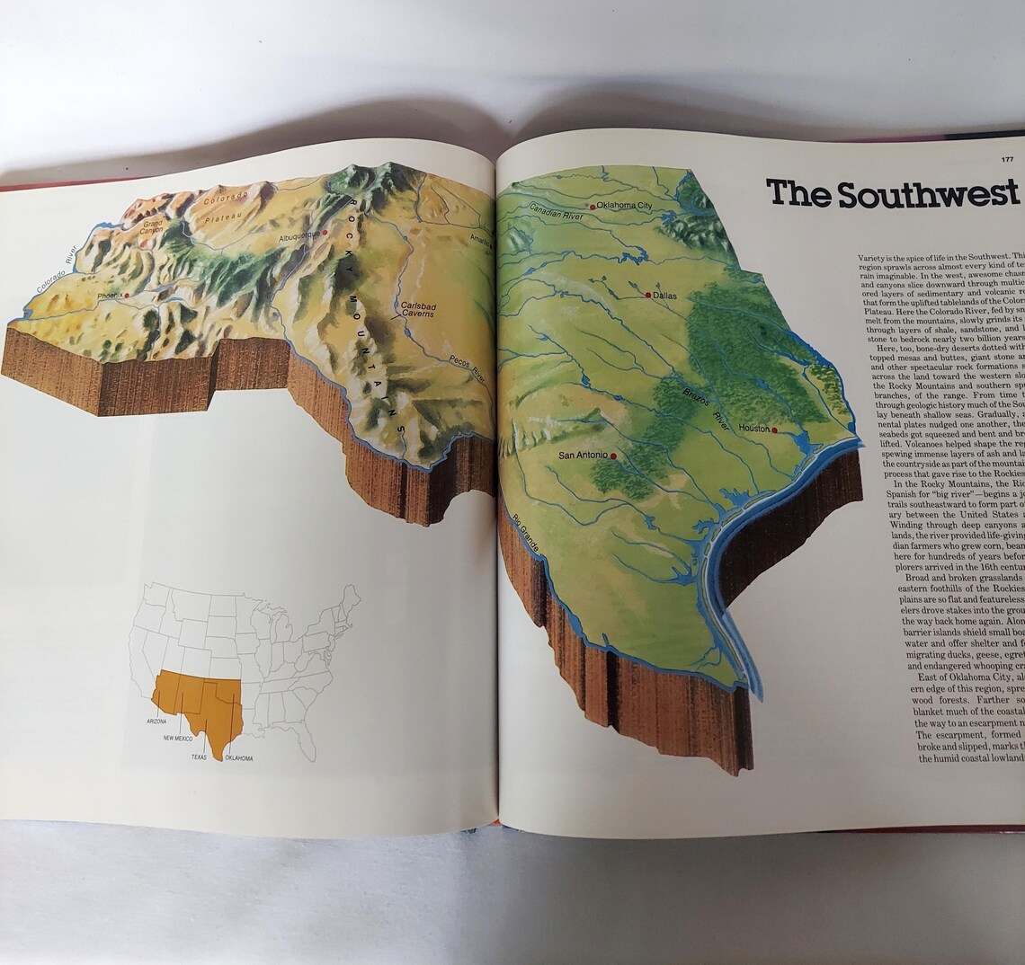 National Geographic Picture Atlas of Our Fifty States, 1991, United ...