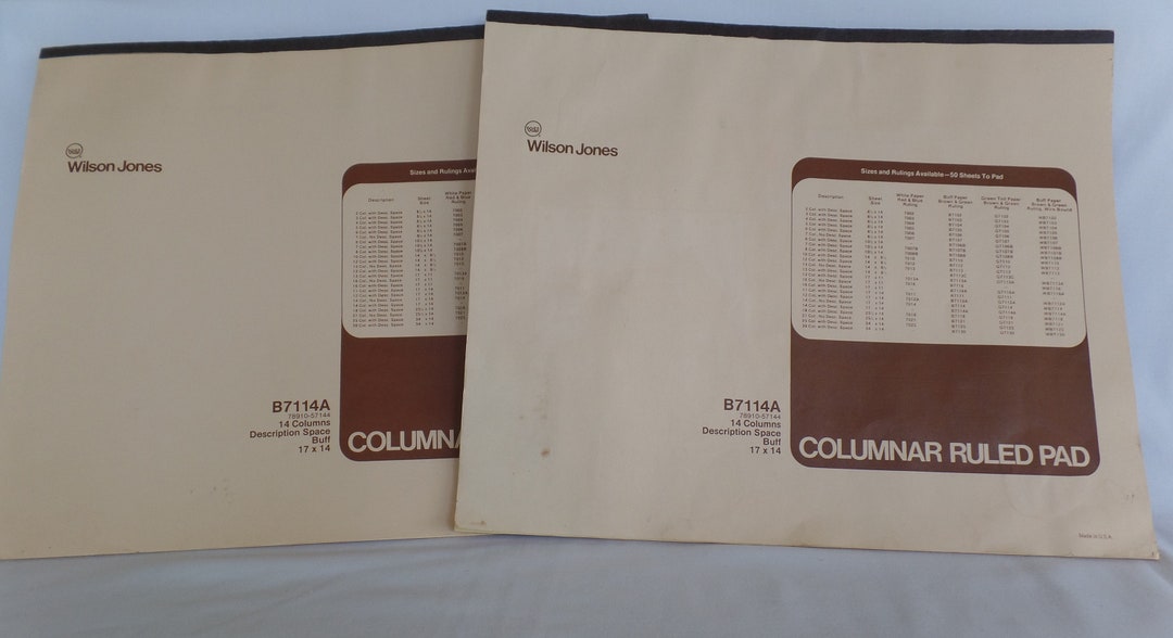 Vintage Bookkeeping Disbursement Journal Accounting Paper With Columns ...