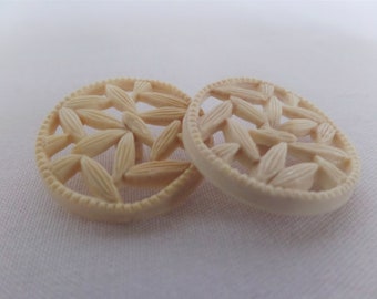 Large White Buttons - Etsy