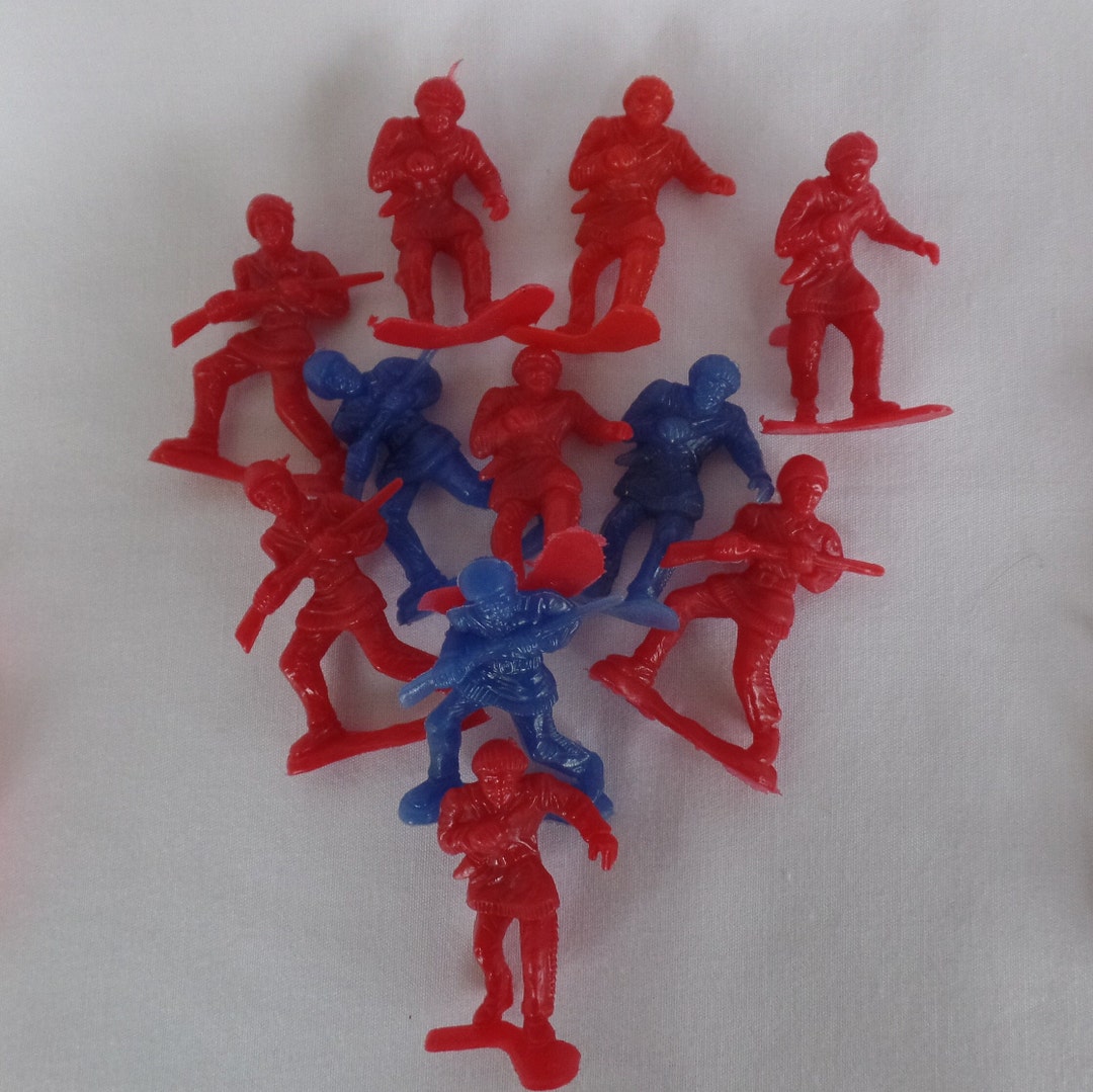 Vintage Cowboys & Indians, Plastic 1950's Figurines, Western Toys ...