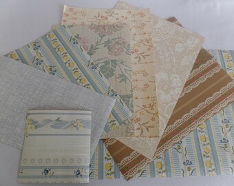 Home Décor Vintage 1970s Retro Farmhouse Vinyl Contact Paper/Wallpaper ...
