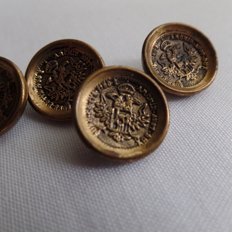 Brass Buttons - Etsy