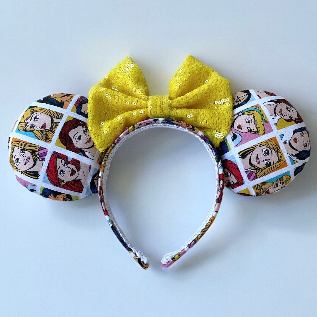 Disney Princess Minnie Mouse Ears | Disney Ears for Magic Kingdom - Etsy