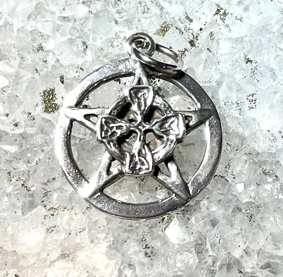 Celtic Cross Pentagram - Etsy