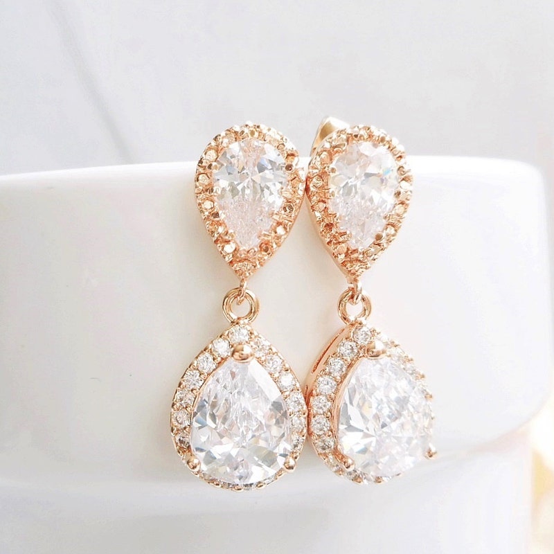 Bridal Earrings - Etsy