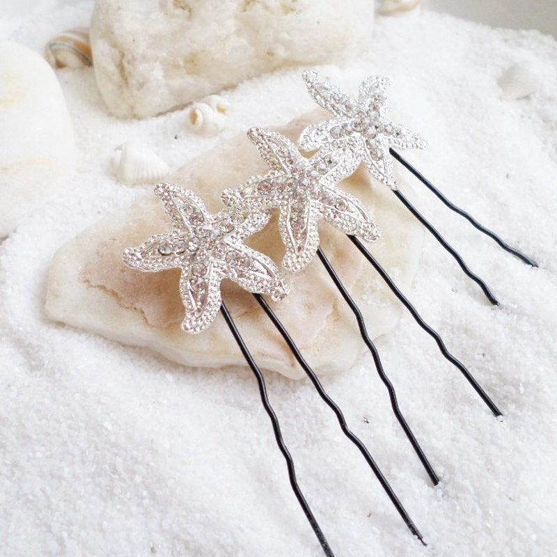 Starfish Hair Pin - Etsy
