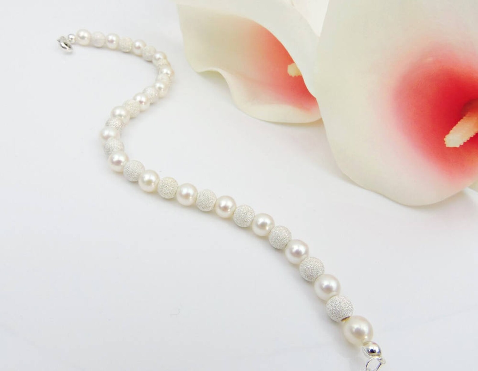 AA Freshwater Pearl and Sterling Silver Stardust Bridal - Etsy