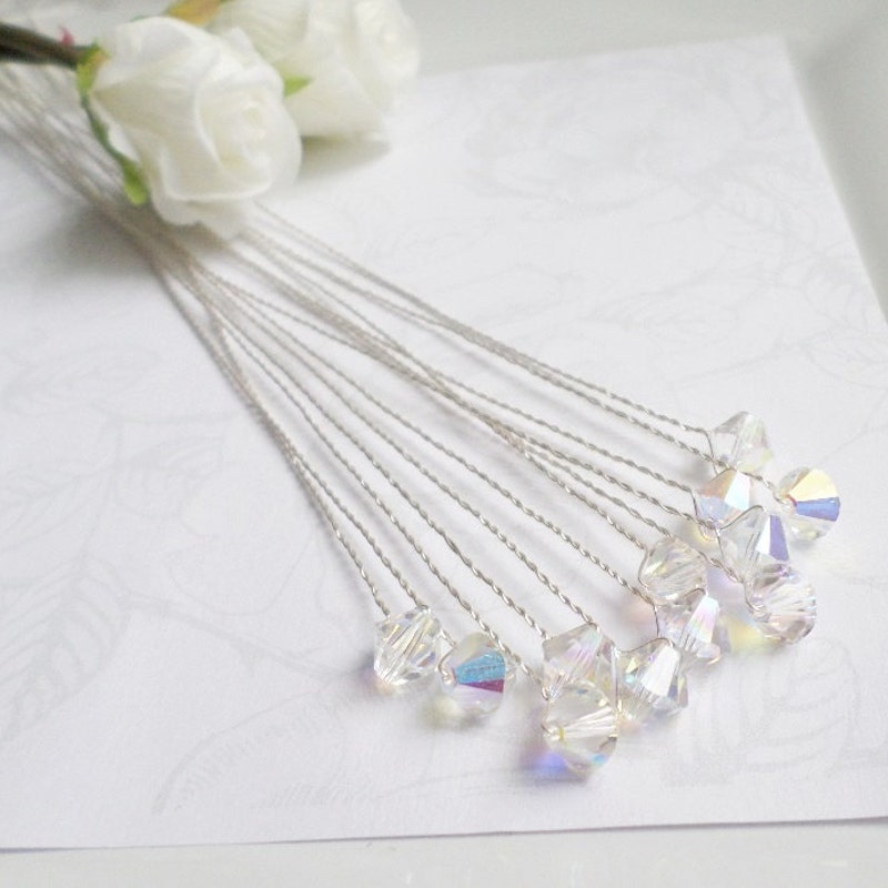 Rhinestone Stems - Etsy