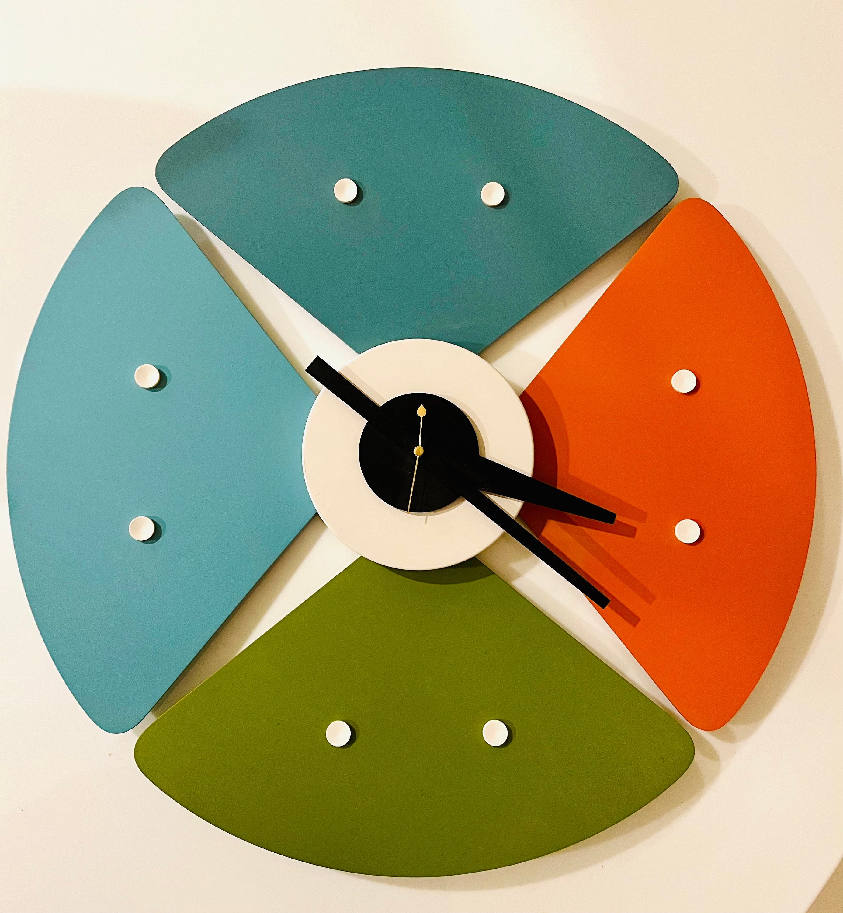 George Nelson Petal Clock by Vitra Discontinued - Etsy