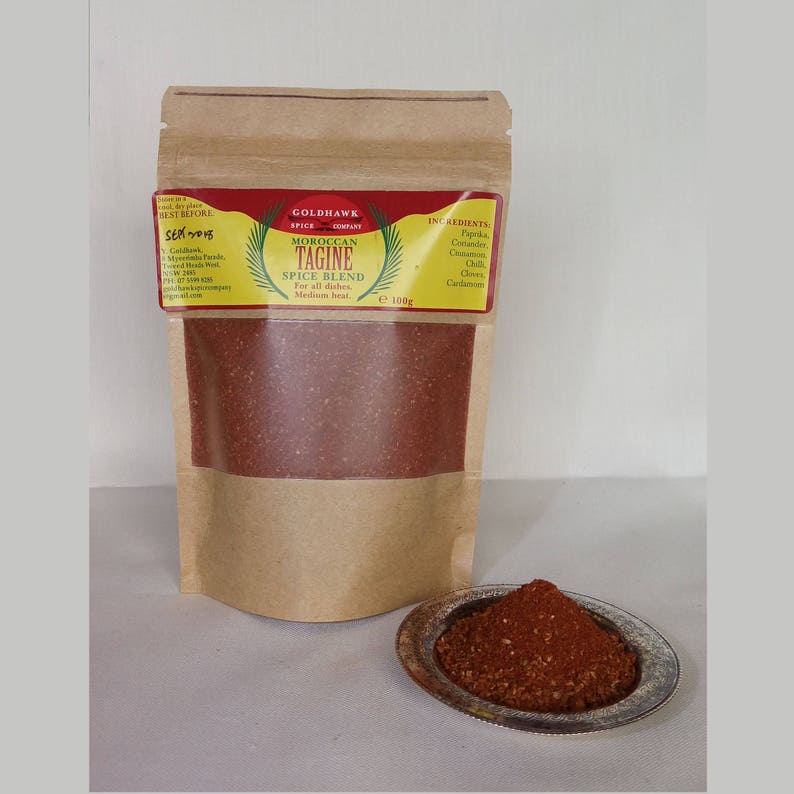 100g Tagine Spice Blend, Moroccan Spice Blend From North Africa - Etsy ...