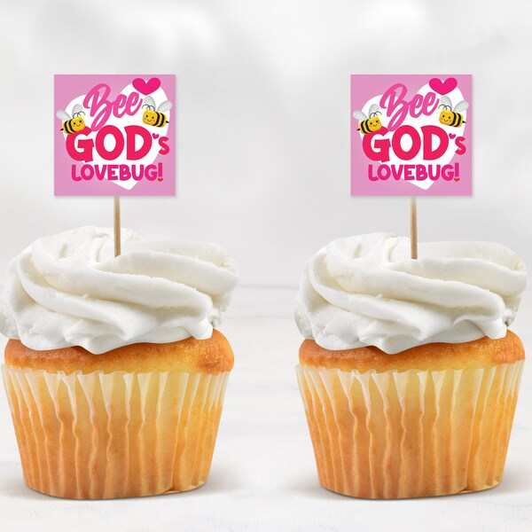 Printable Cupcake Valentine - Etsy