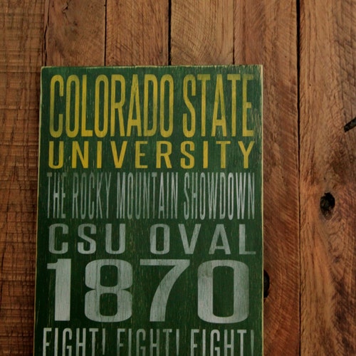 Colorado State University Oval | Etsy