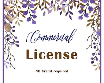 Basic Commercial License for Clip Art And/or Digital Paper - Etsy