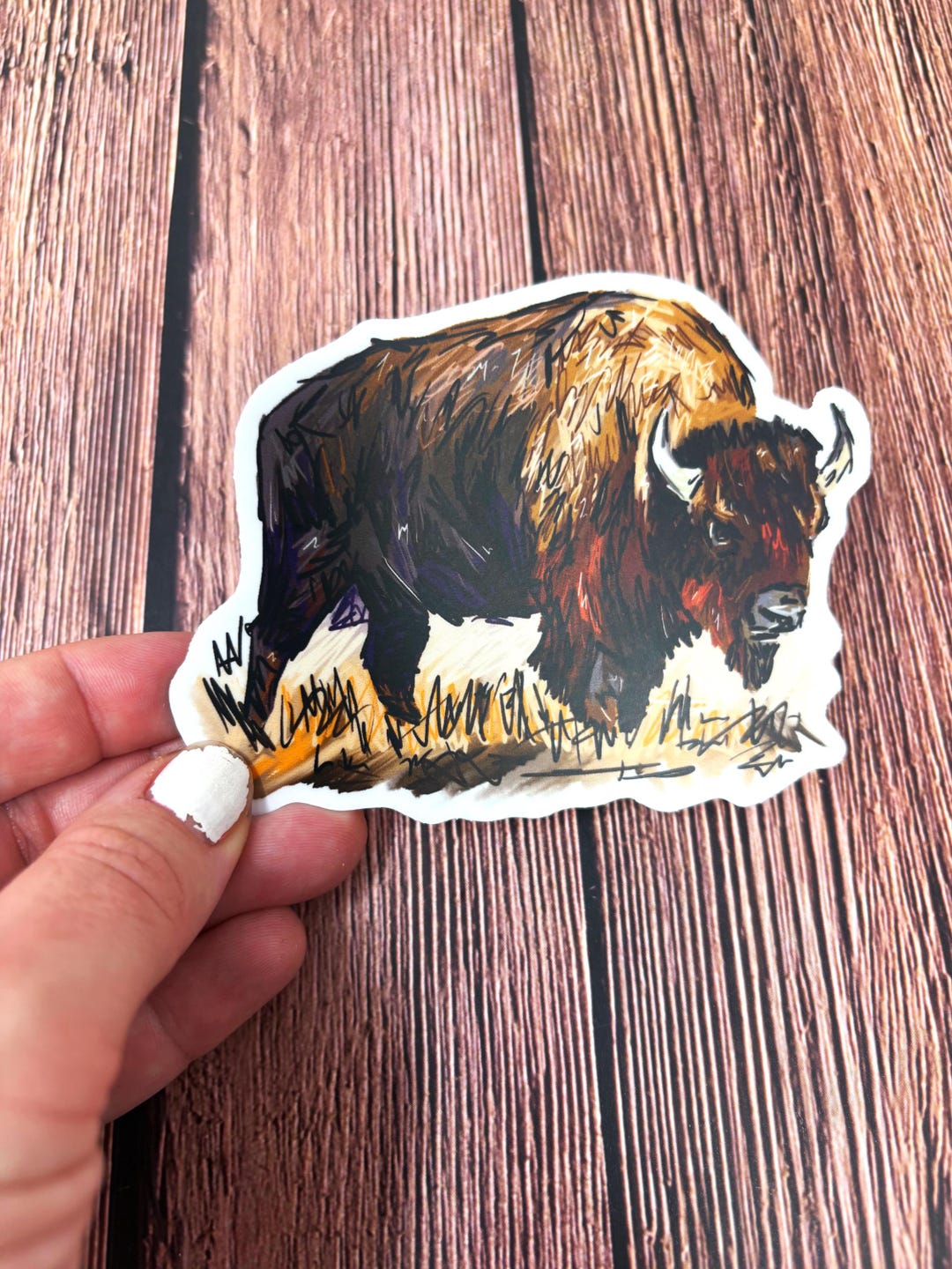 Buffalo Sticker Vinyl Decal Sticker - Etsy