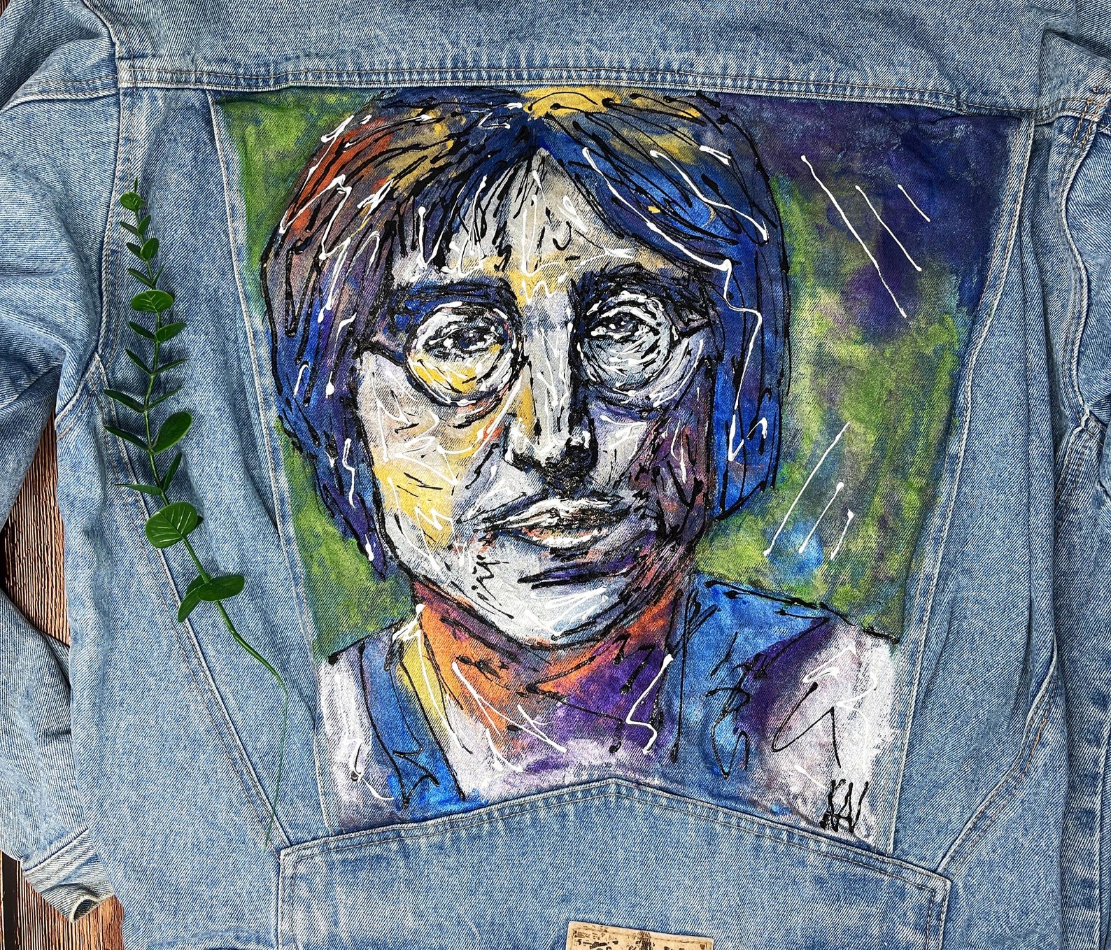 Custom Hand Painted Denim Jacket - Adult - Etsy