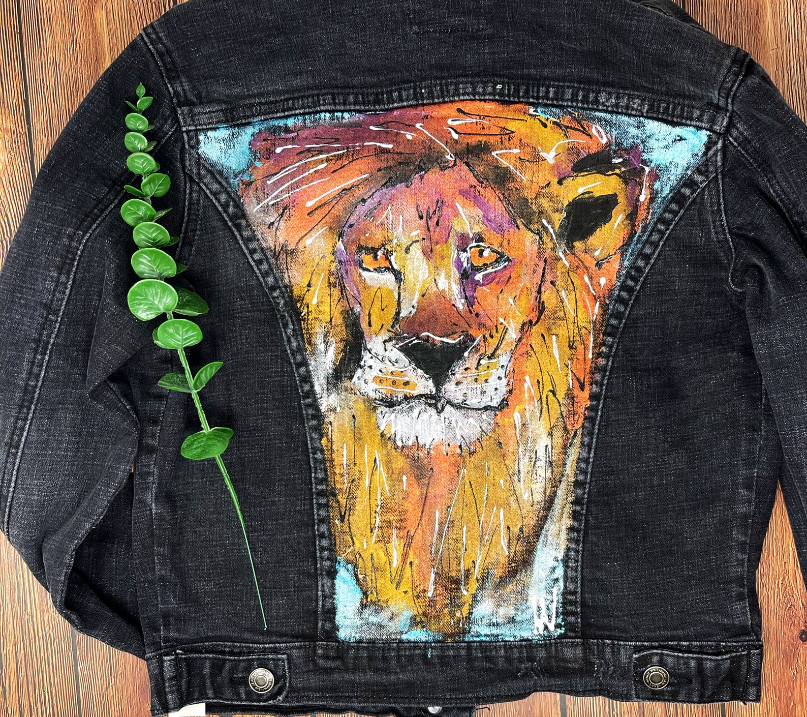 Custom Hand Painted Denim Jacket - Adult - Etsy