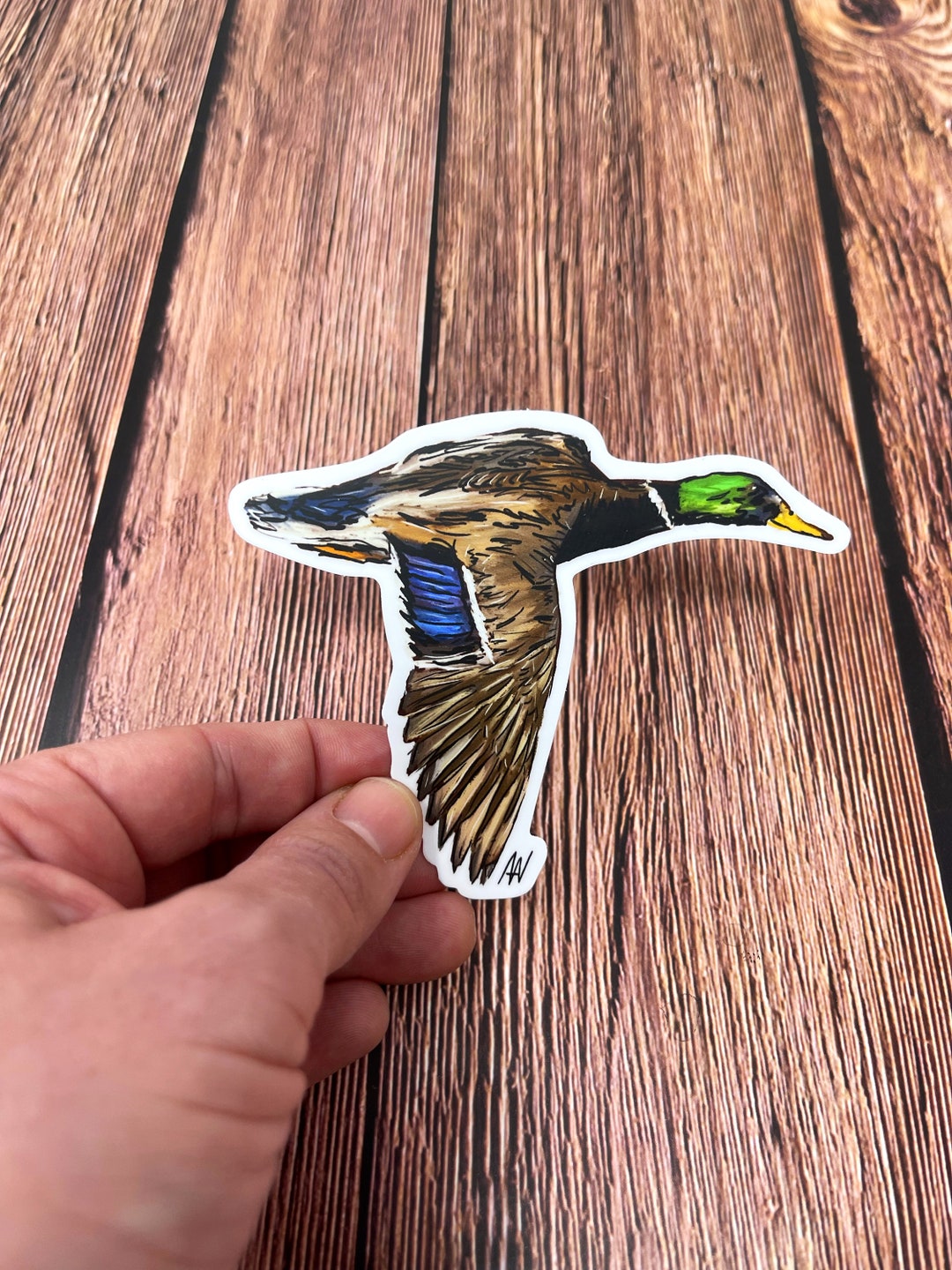 Mallard Duck Vinyl Decal Sticker - Etsy