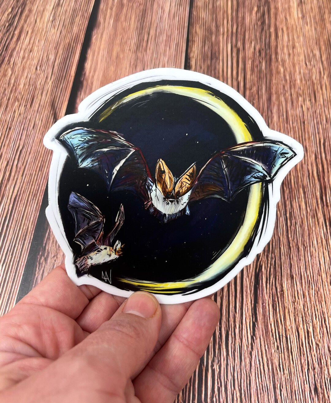 Bat Vinyl Decal Sticker - Etsy