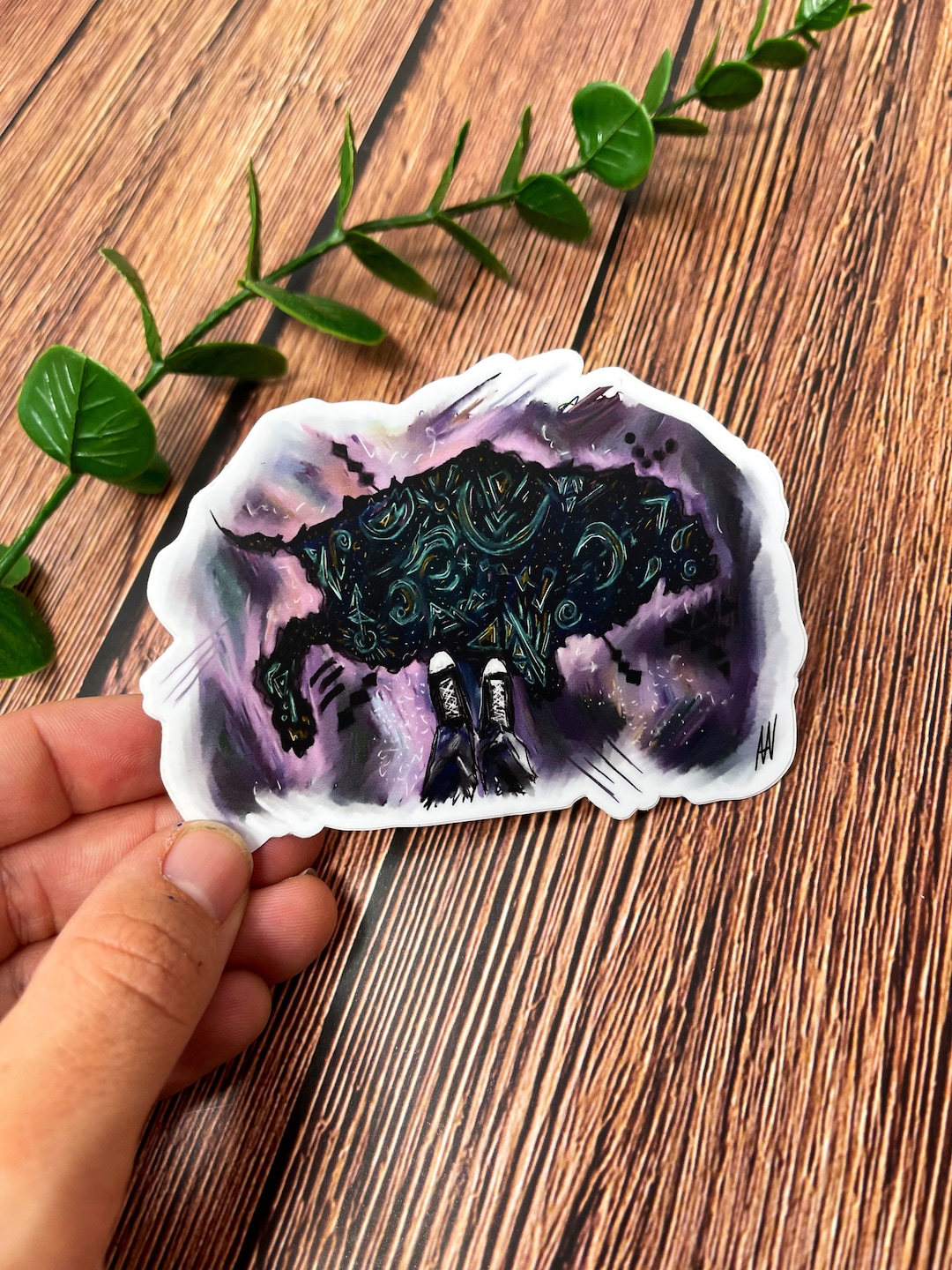 Magic Puddle Sticker Vinyl Decal 4" Original Art & Illustration - Etsy
