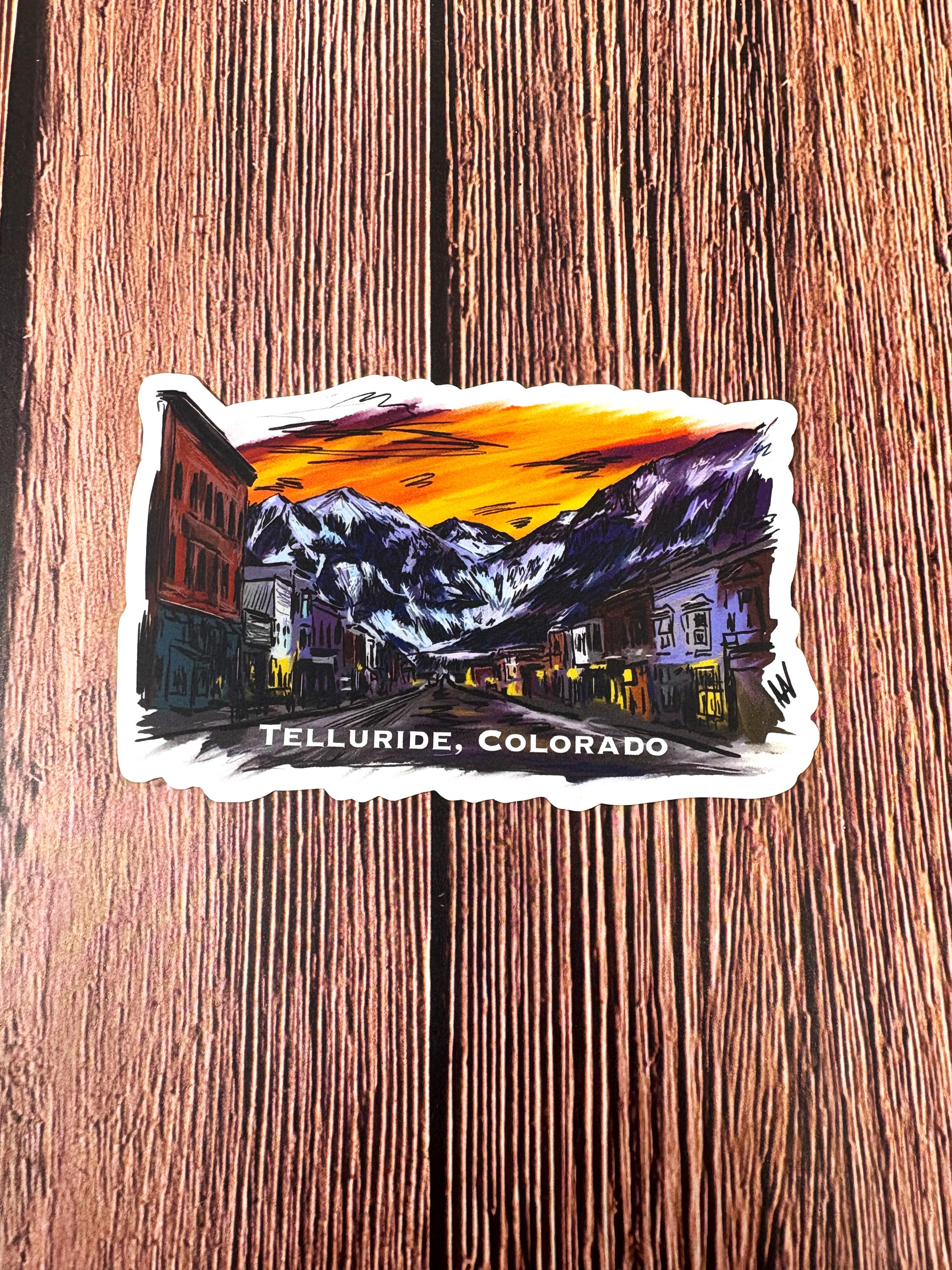Telluride Colorado Vinyl Decal Sticker - Etsy