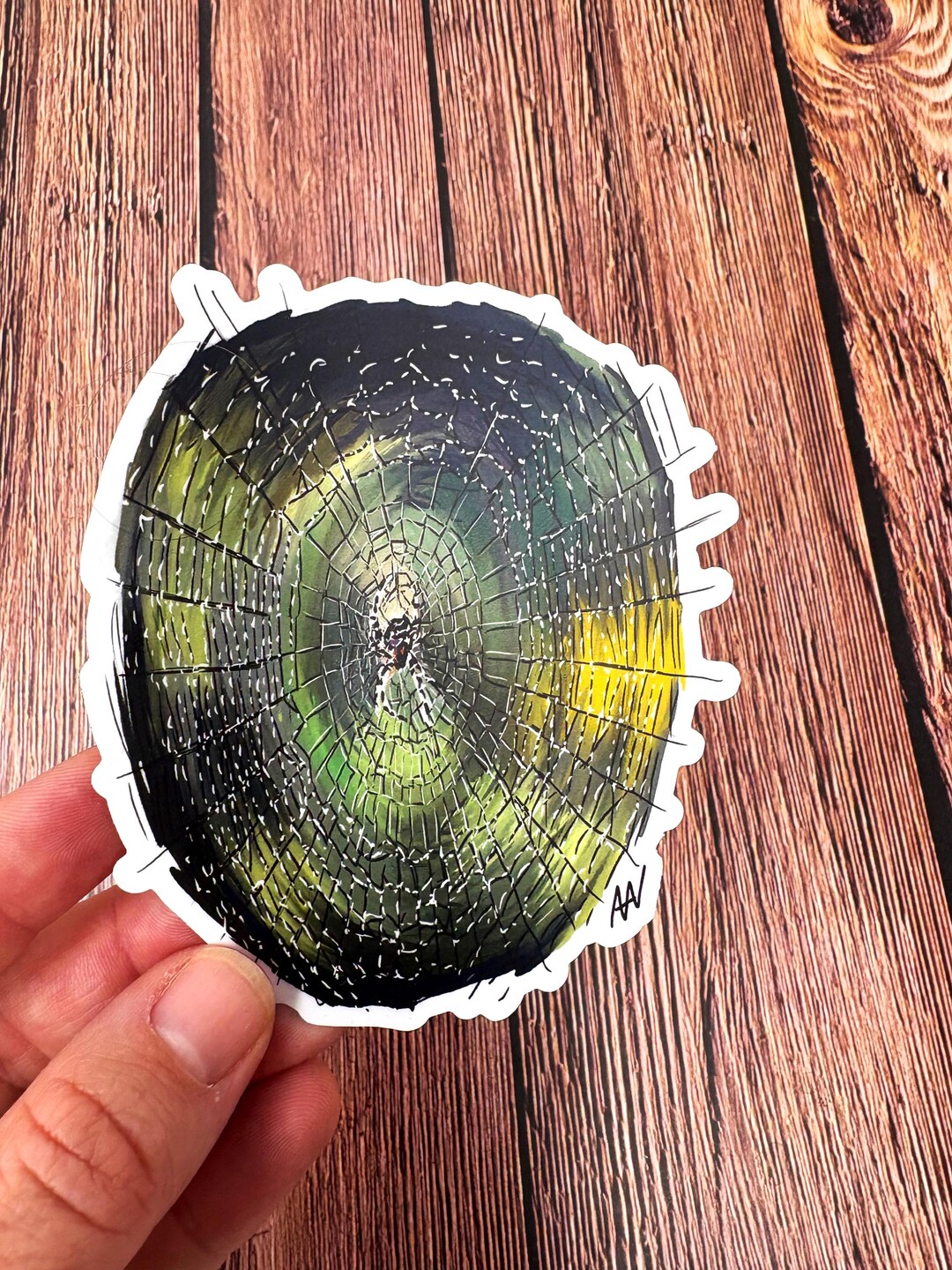 Spider Web Sticker Vinyl Decal Sticker - Etsy