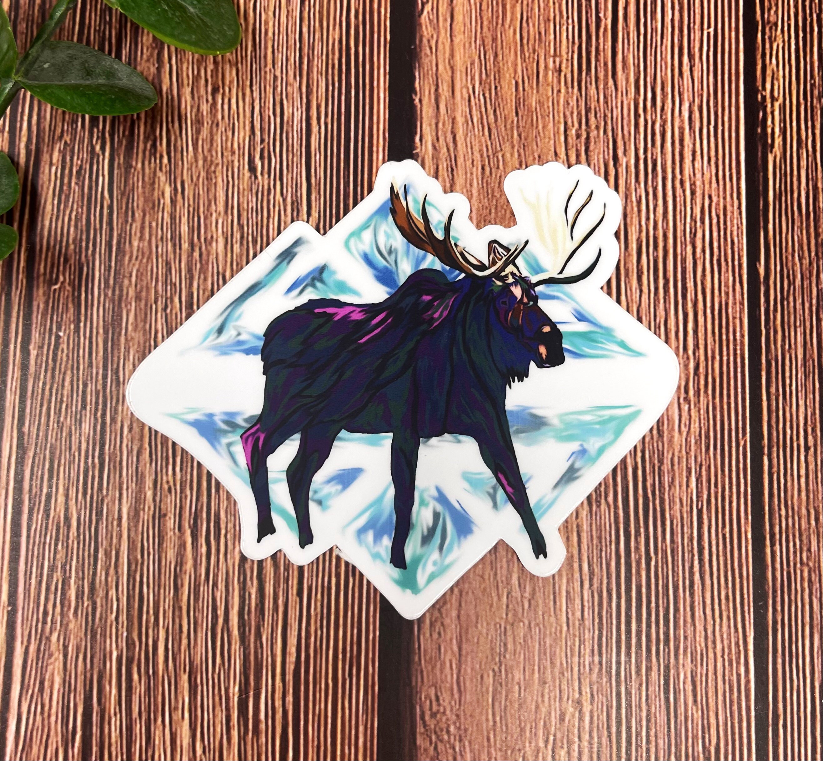 Moose Vinyl Decal Sticker - Etsy