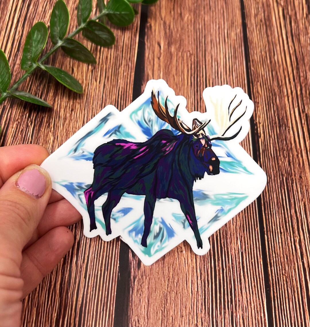 Moose Vinyl Decal Sticker - Etsy