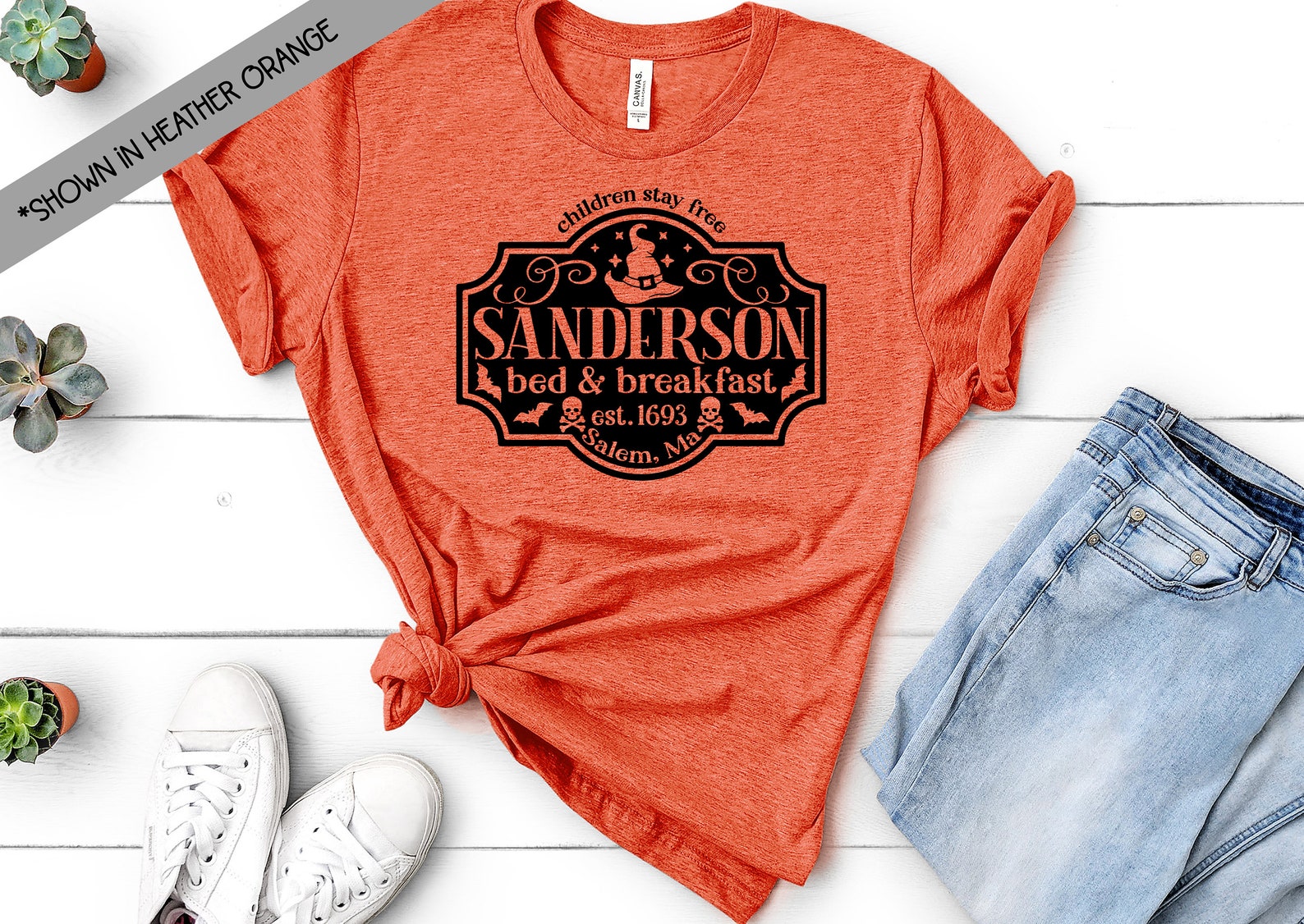 Sanderson Bed & Breakfast Bella Canvas Tee Shirt - Hocus Pocus ...