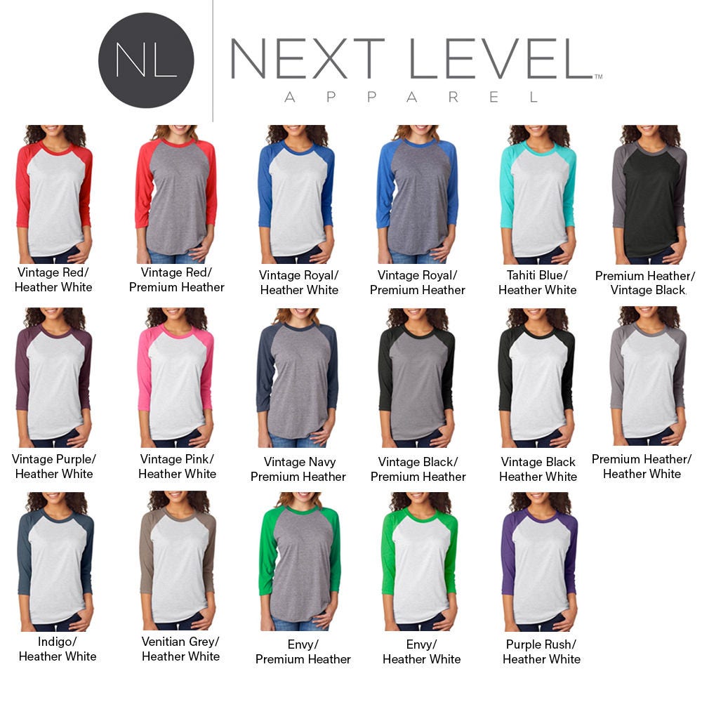 Mom of Girls Next Level Raglan Cute Graphic Tees for Women - Etsy