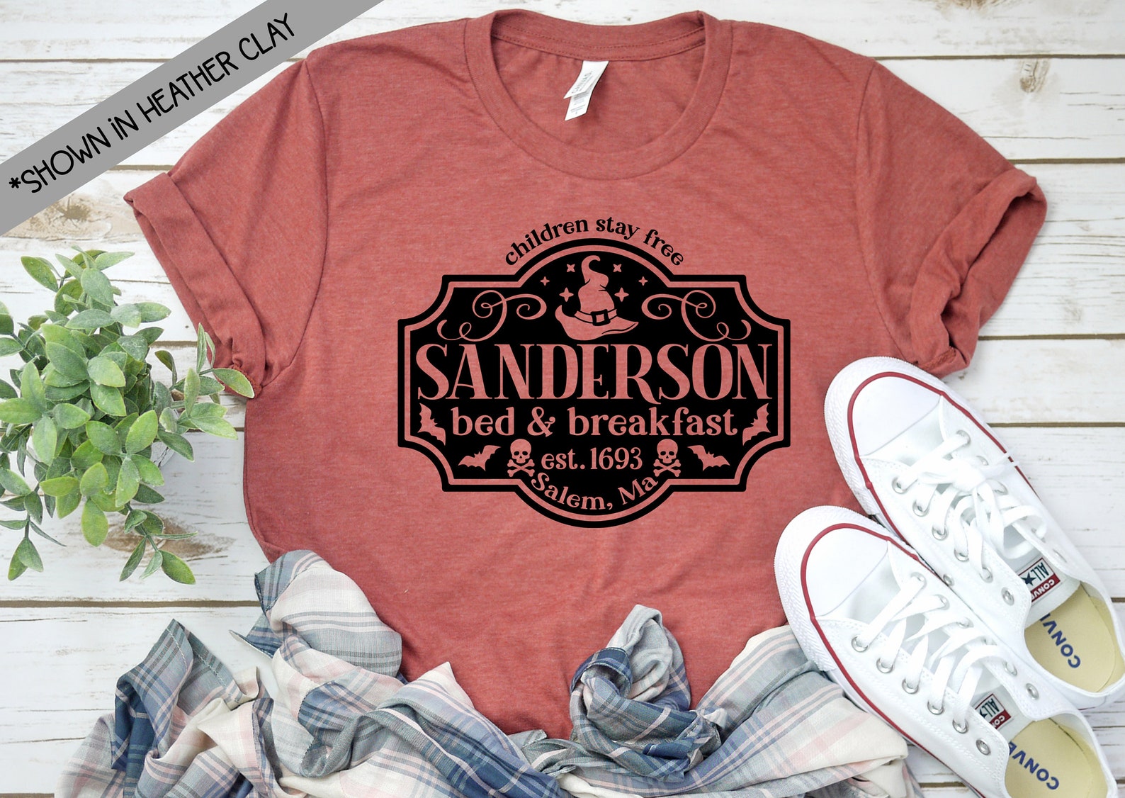 Sanderson Bed & Breakfast Bella Canvas Tee Shirt - Hocus Pocus ...