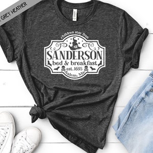 Sanderson Bed & Breakfast Bella Canvas Tee Shirt - Hocus Pocus ...