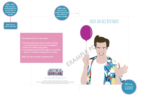 Justin Timberlake Birthday Card