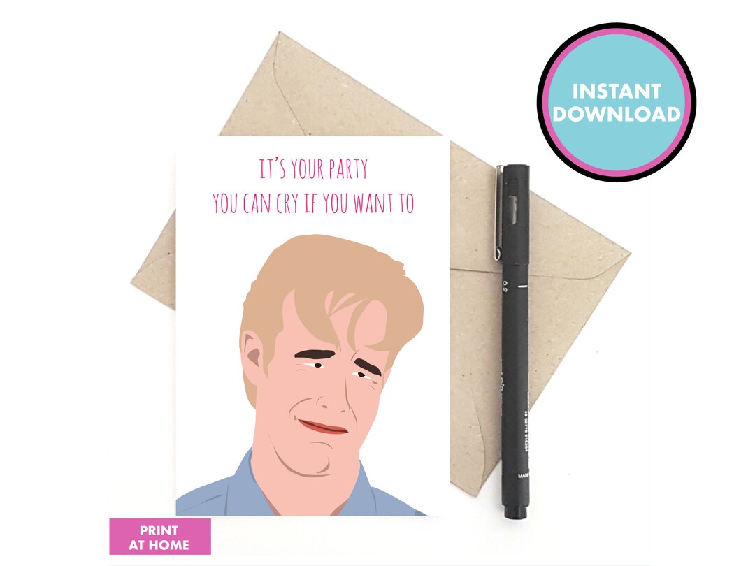 Dawson's Creek card Dawson crying card 90s card - Etsy.de