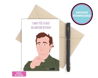 Bill Murray Birthday Card - Etsy