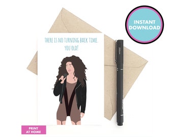 Cher Birthday Card - Etsy