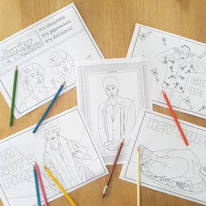 Seinfeld Colouring Pages Cosmo Kramer Colouring Pages Adult Colouring ...
