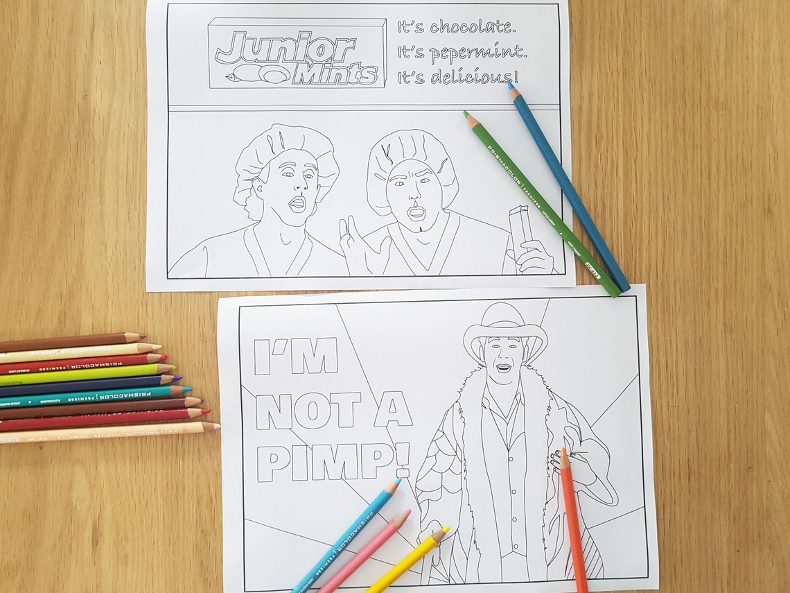 Seinfeld Colouring Pages Cosmo Kramer Colouring Pages Adult Colouring ...