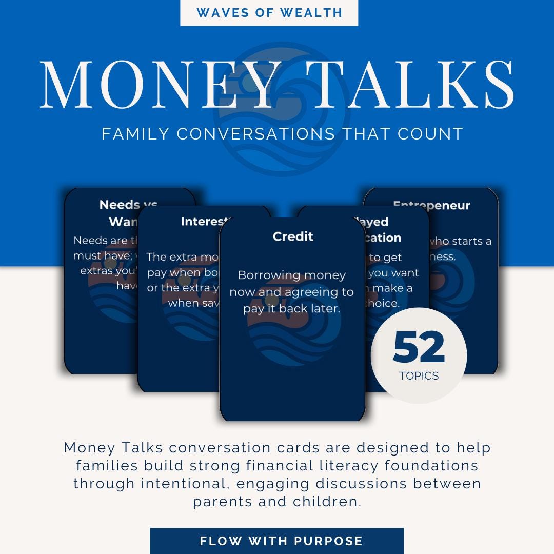 Money Talks: Family Financial Literacy Discussion Cards (digital ...